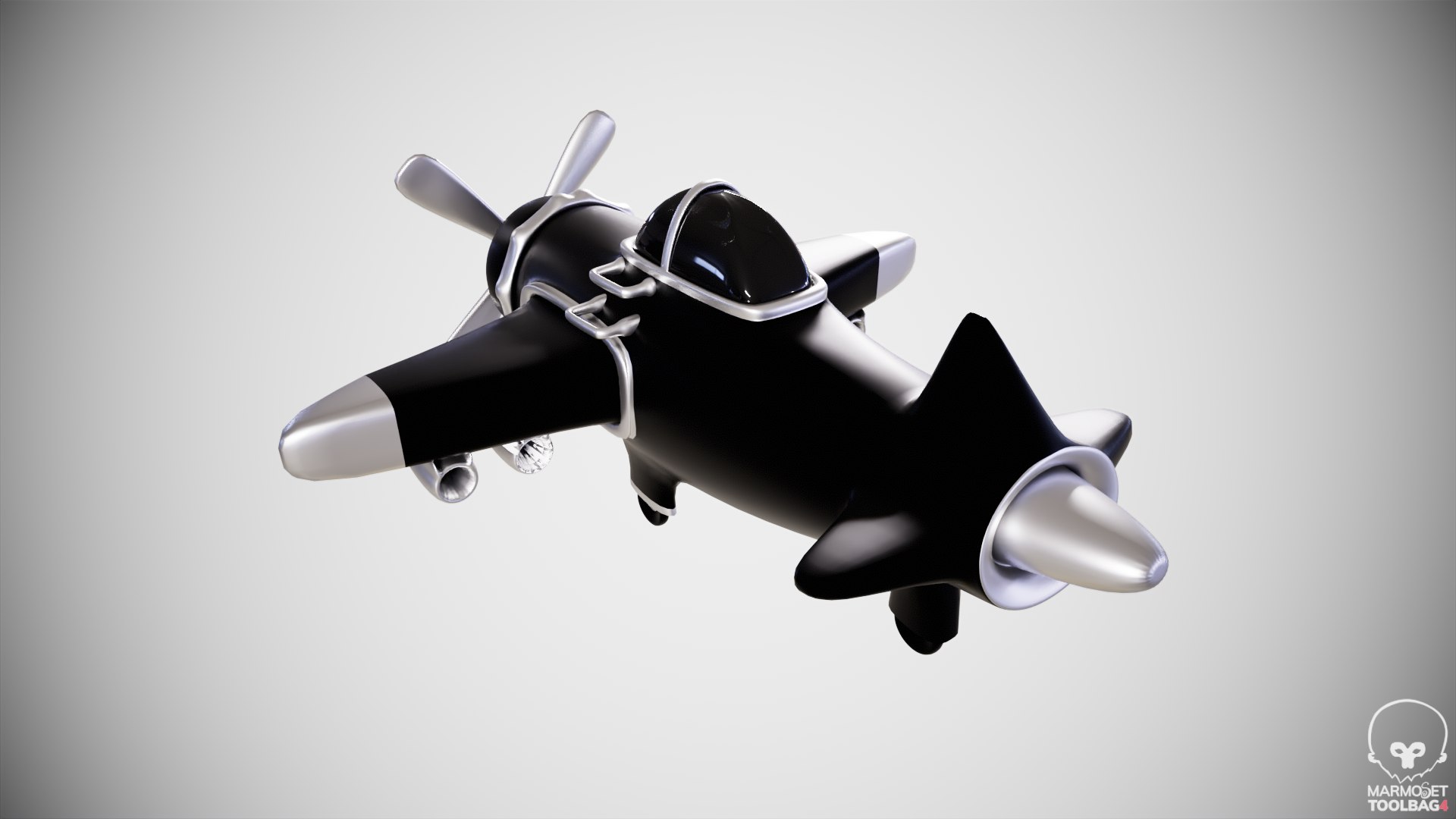 3D Toon Plane - TurboSquid 2025510