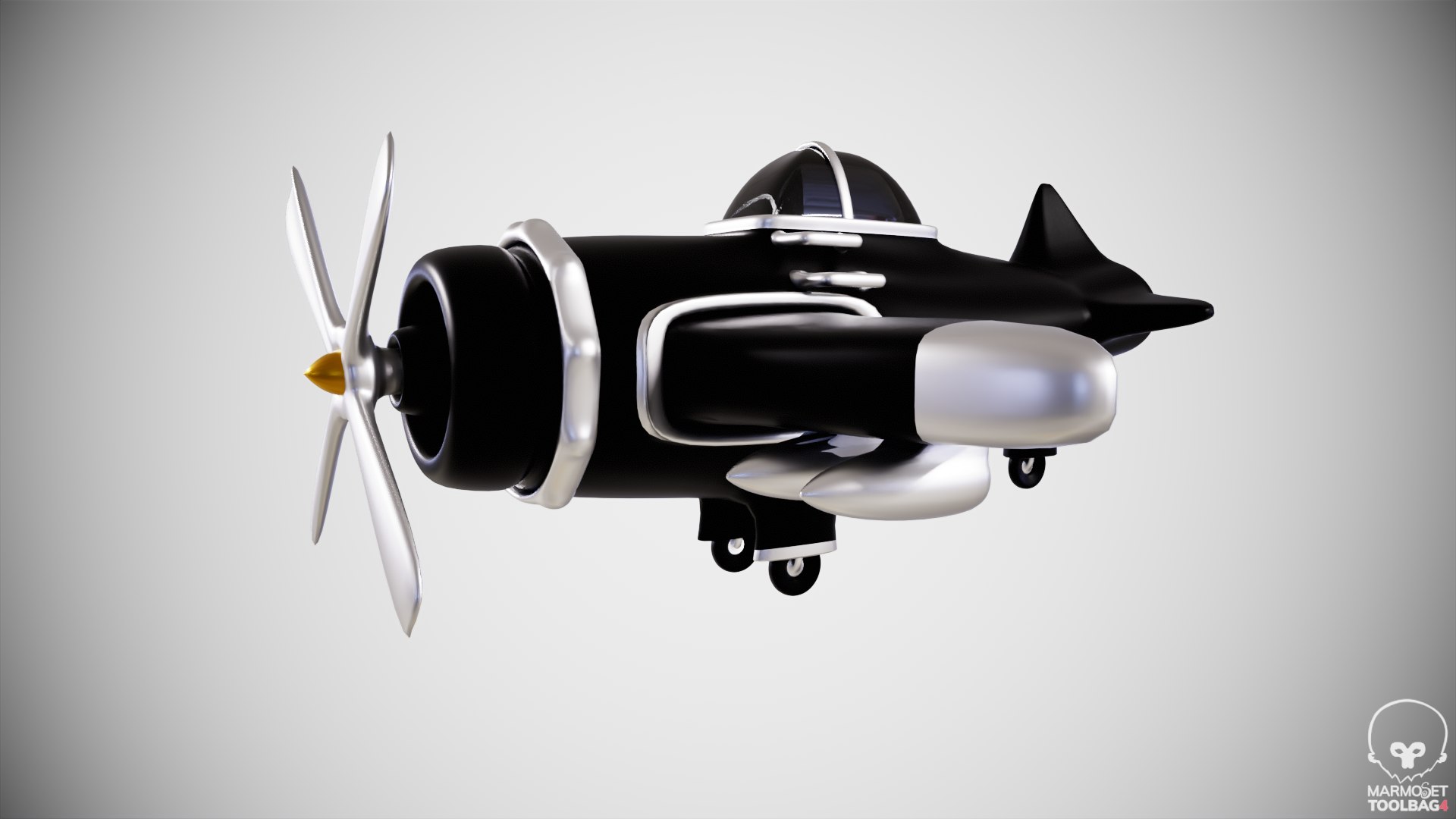 3D Toon Plane - TurboSquid 2025510