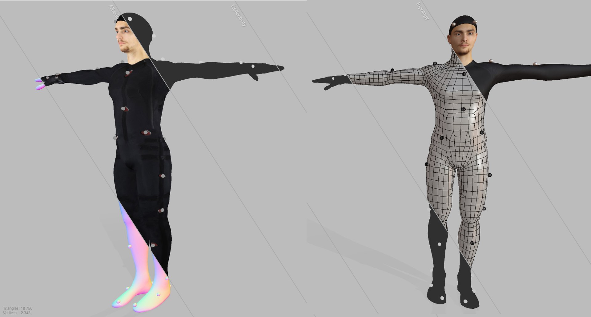 Passive Marker Man 3D - TurboSquid 1754972