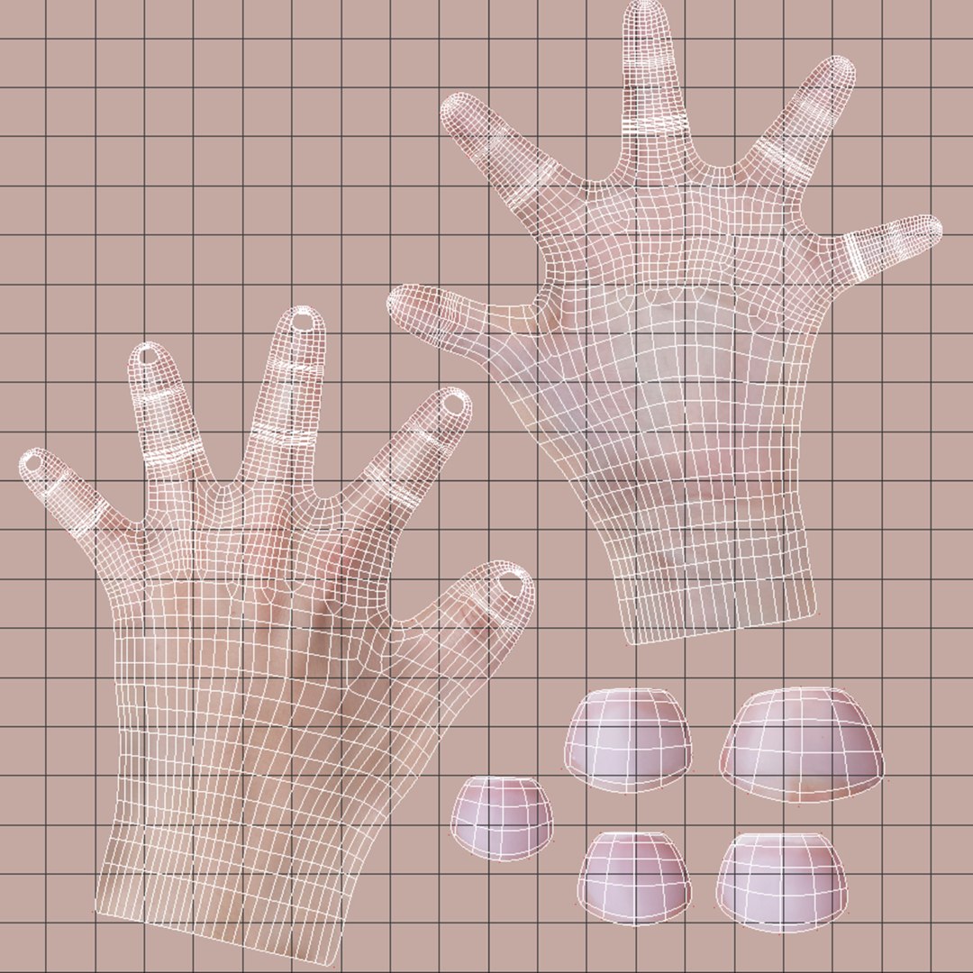 Dxf Human Hand