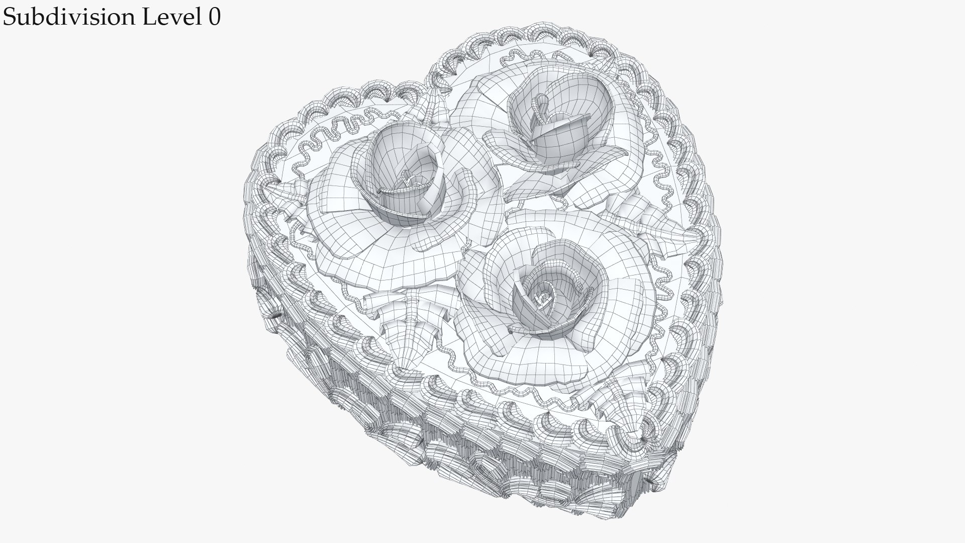 Maya Heart Shaped Cake
