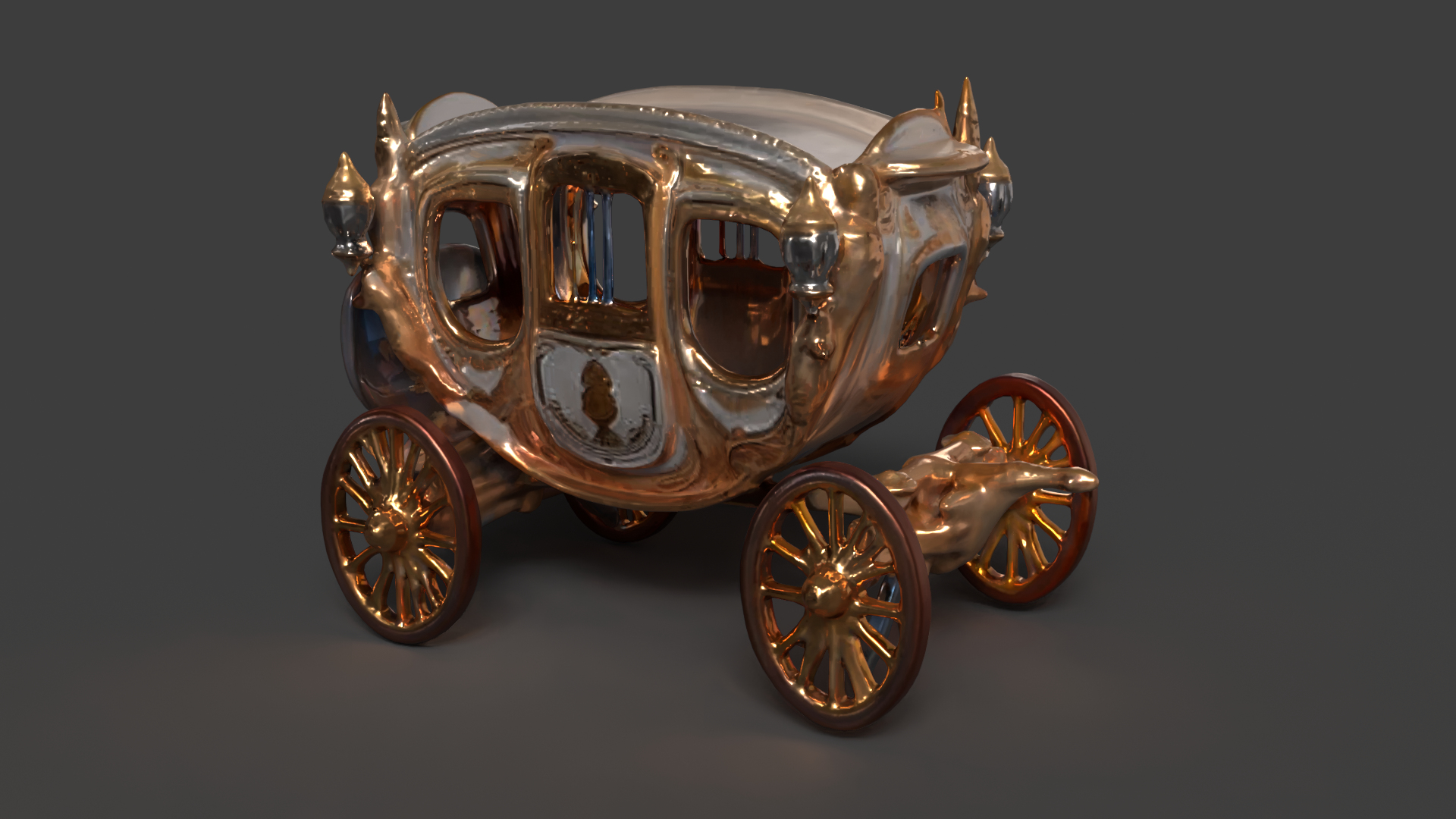 Chinese Ancient Carriage Figure Model - TurboSquid 2317045