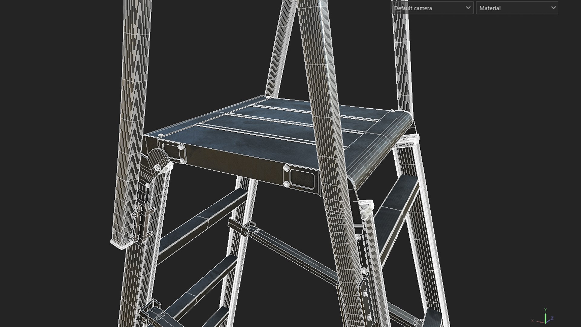 ALINCO Stepladder 3D Model - TurboSquid 2339732