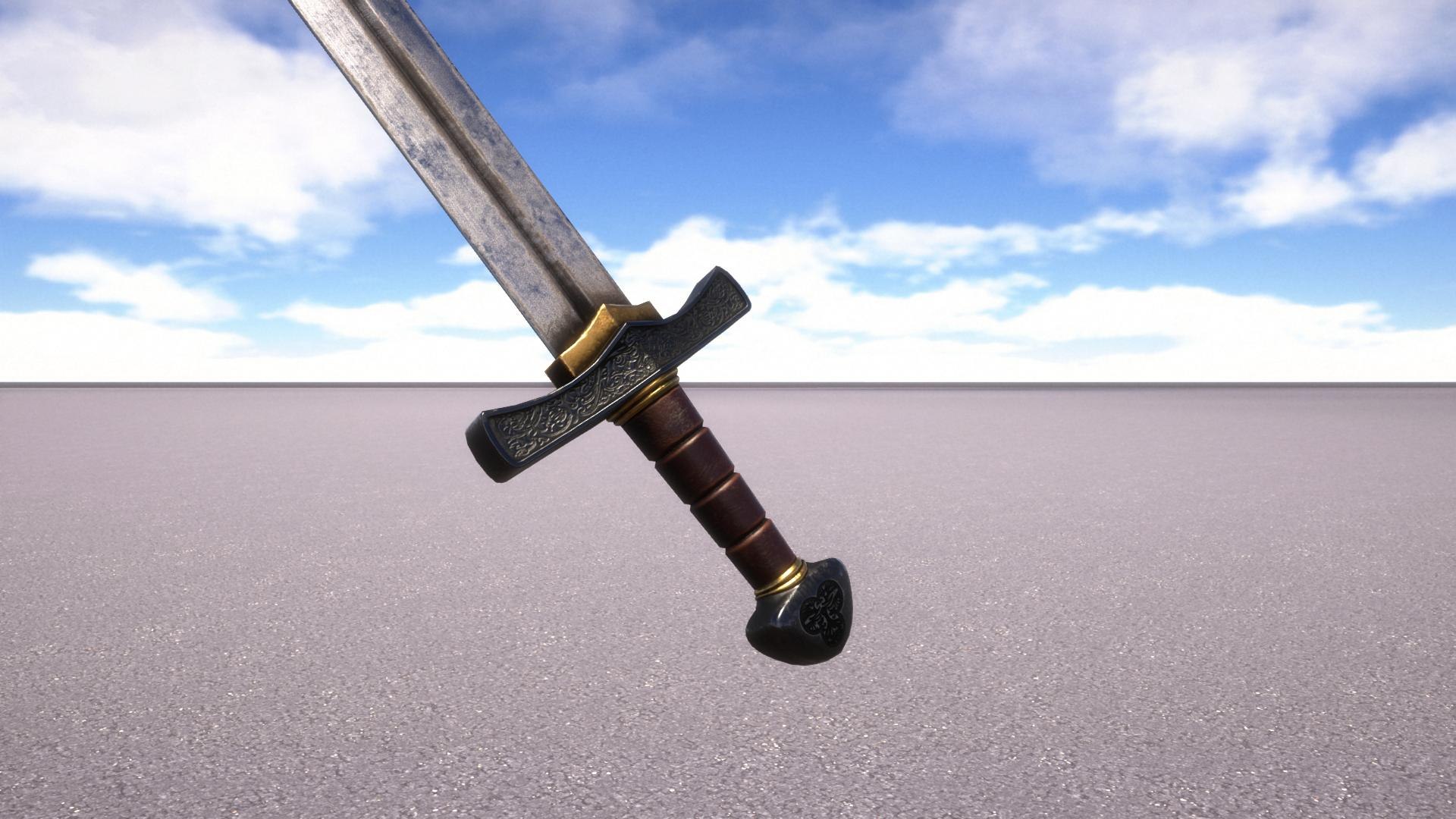 Medieval Sword 3D Model - TurboSquid 2239376