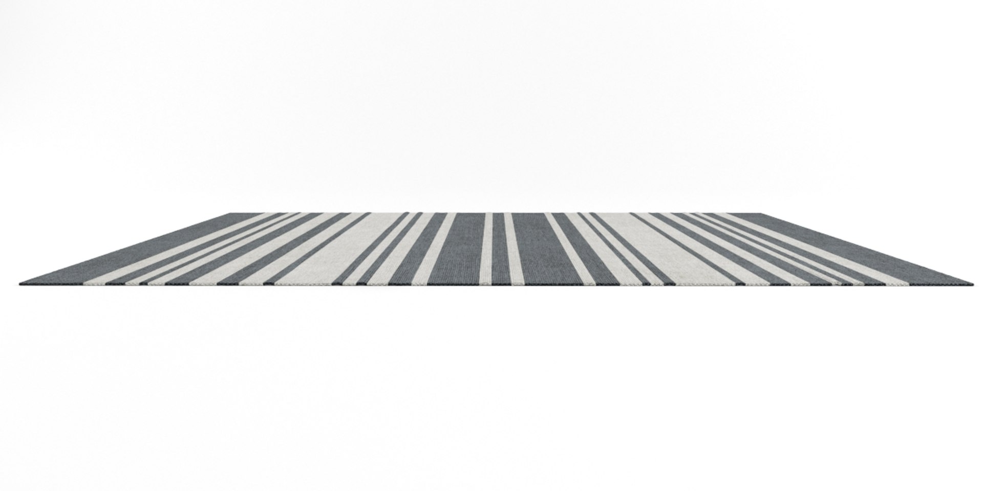 Leather Stripe Rug 3d Obj
