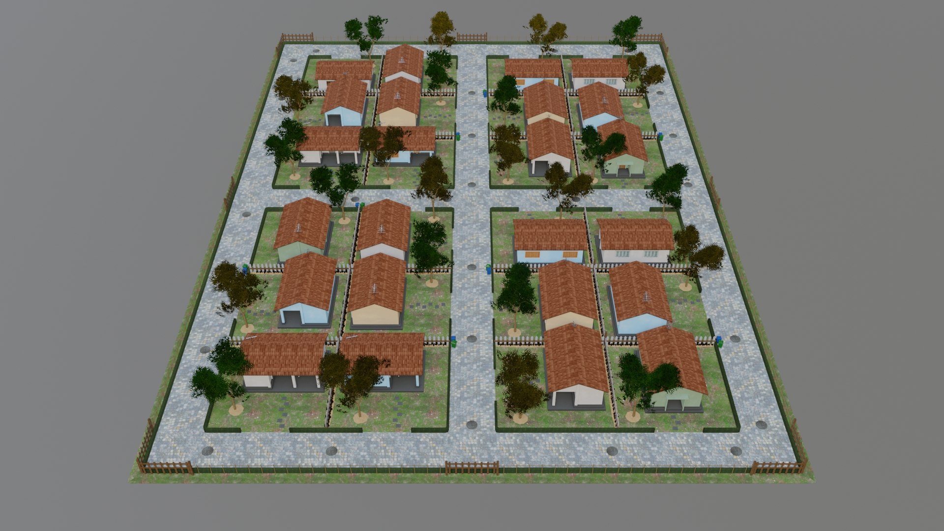 Neighbourhood 3D - TurboSquid 2280448