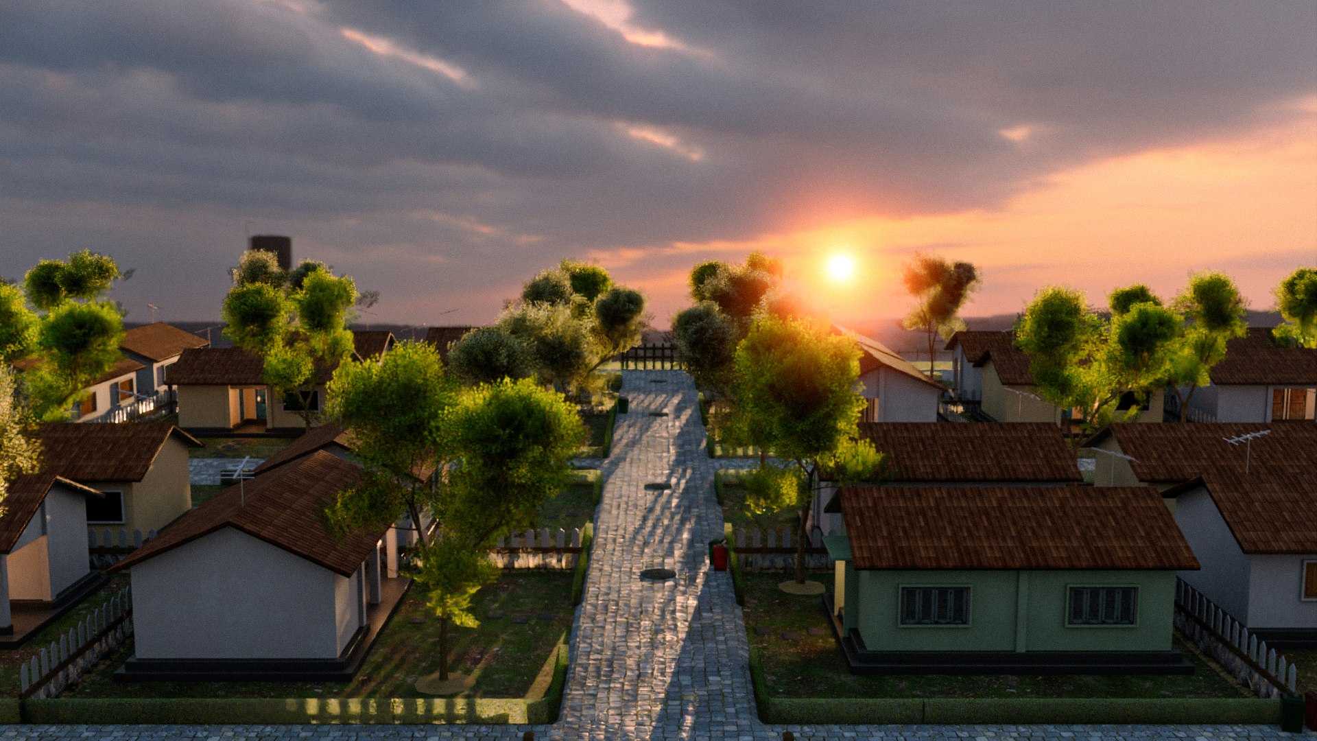 Neighbourhood 3D - TurboSquid 2280448