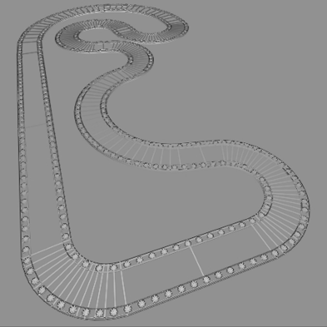 Go-kart Track 2 3d Model