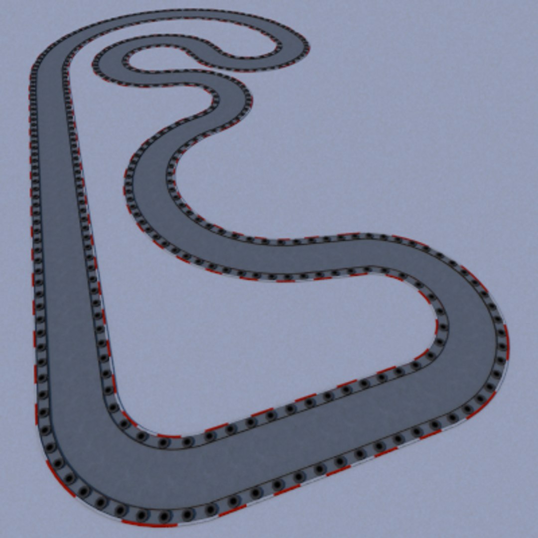 Go-kart Track 2 3d Model
