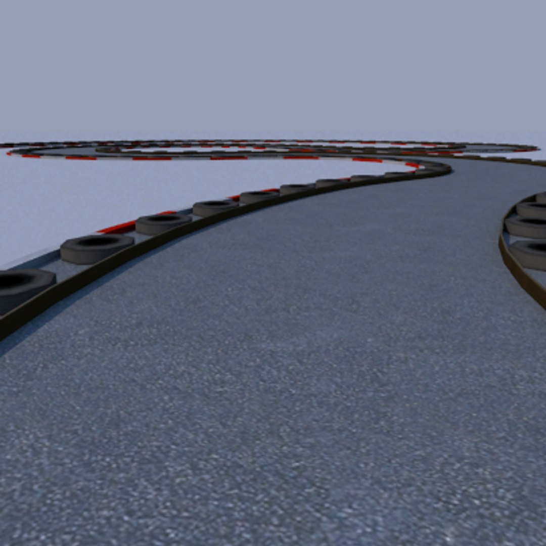 Go-kart Track 2 3d Model