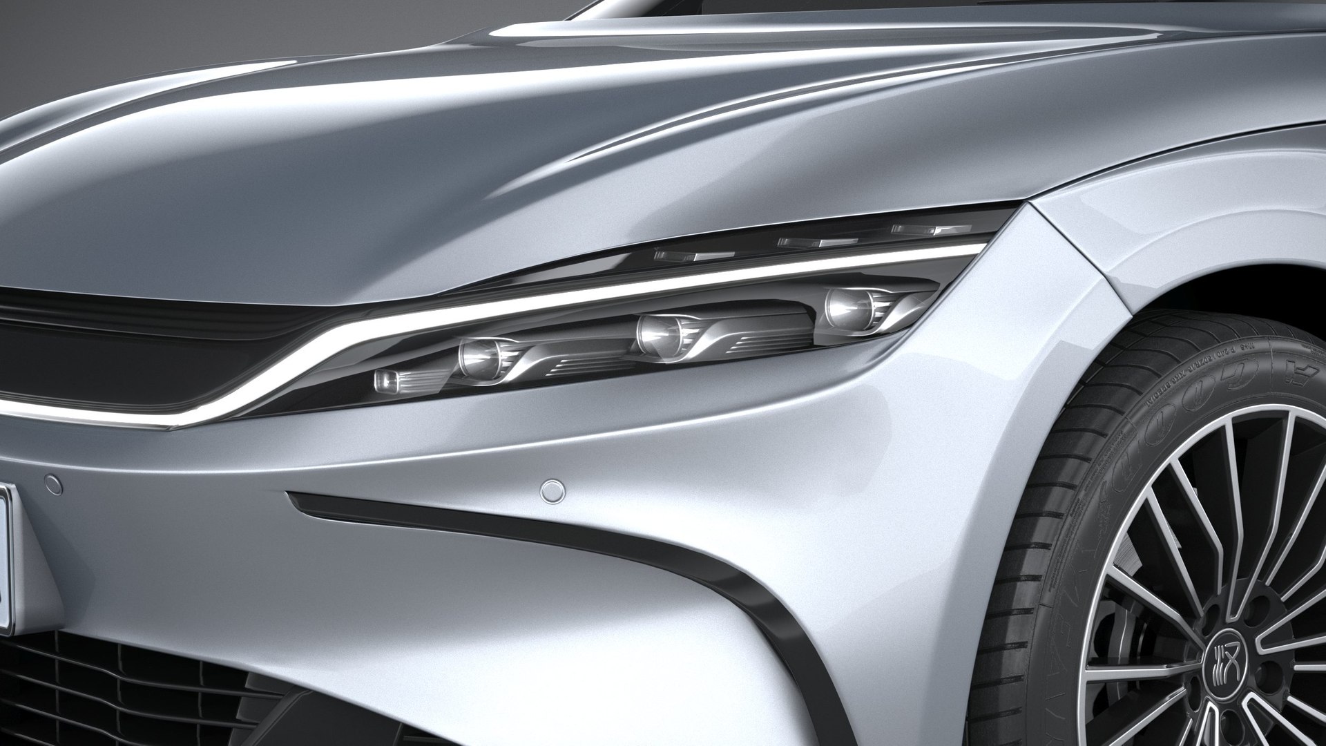 BYD Han 2025 3D Model - TurboSquid 2368281