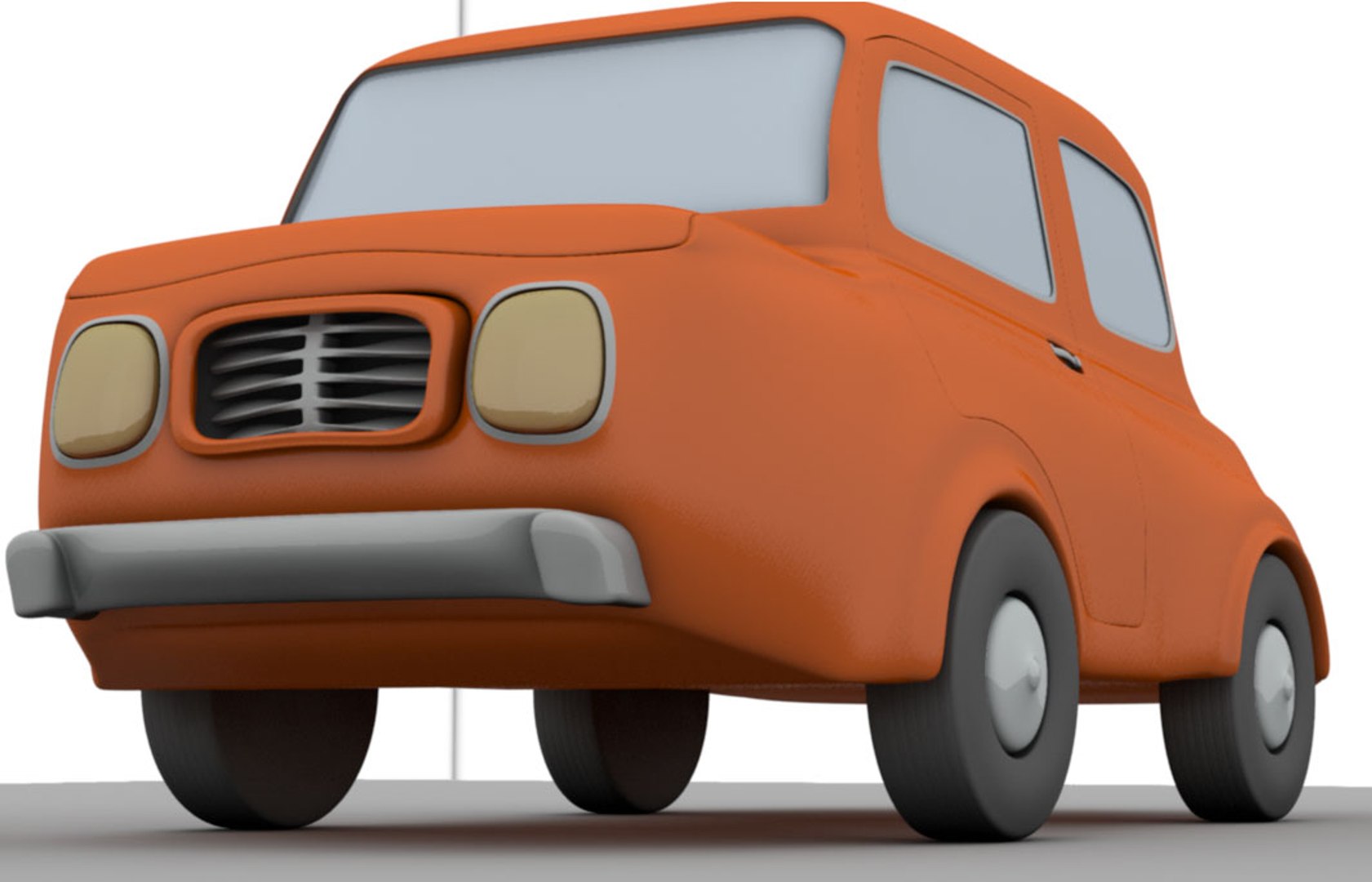 toon car 3d model