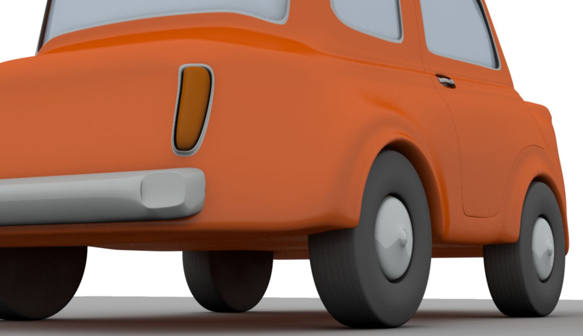 toon car 3d model