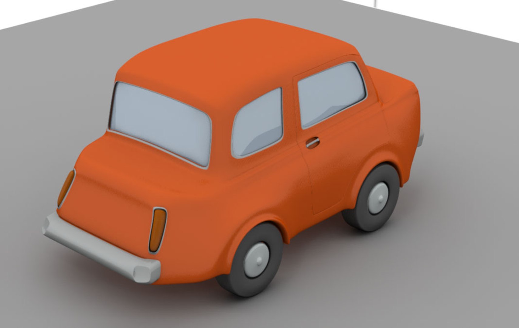 toon car 3d model
