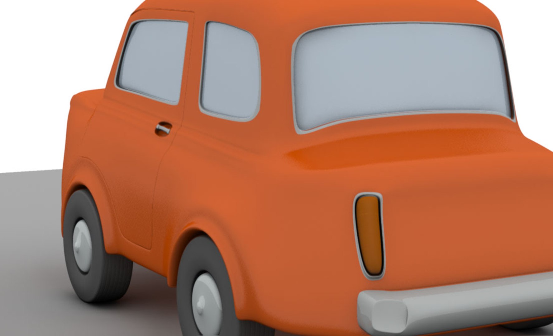 toon car 3d model