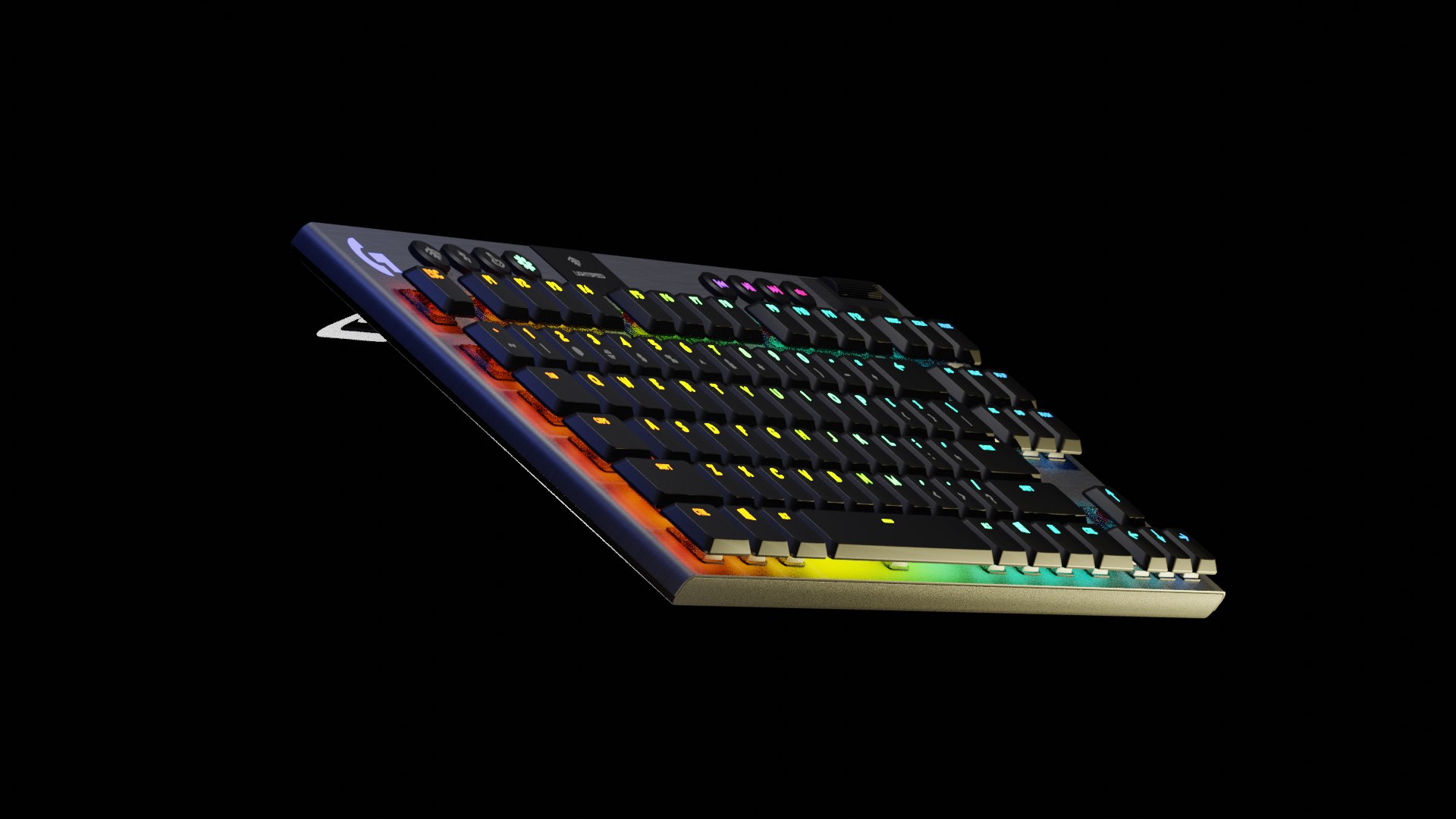 Logitech G915 TKL Wireless RGB Mechanical Gaming Keyboard 3D model ...