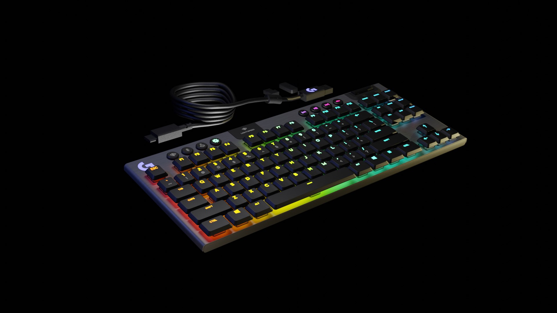 Logitech G915 TKL Wireless RGB Mechanical Gaming Keyboard 3D Model ...