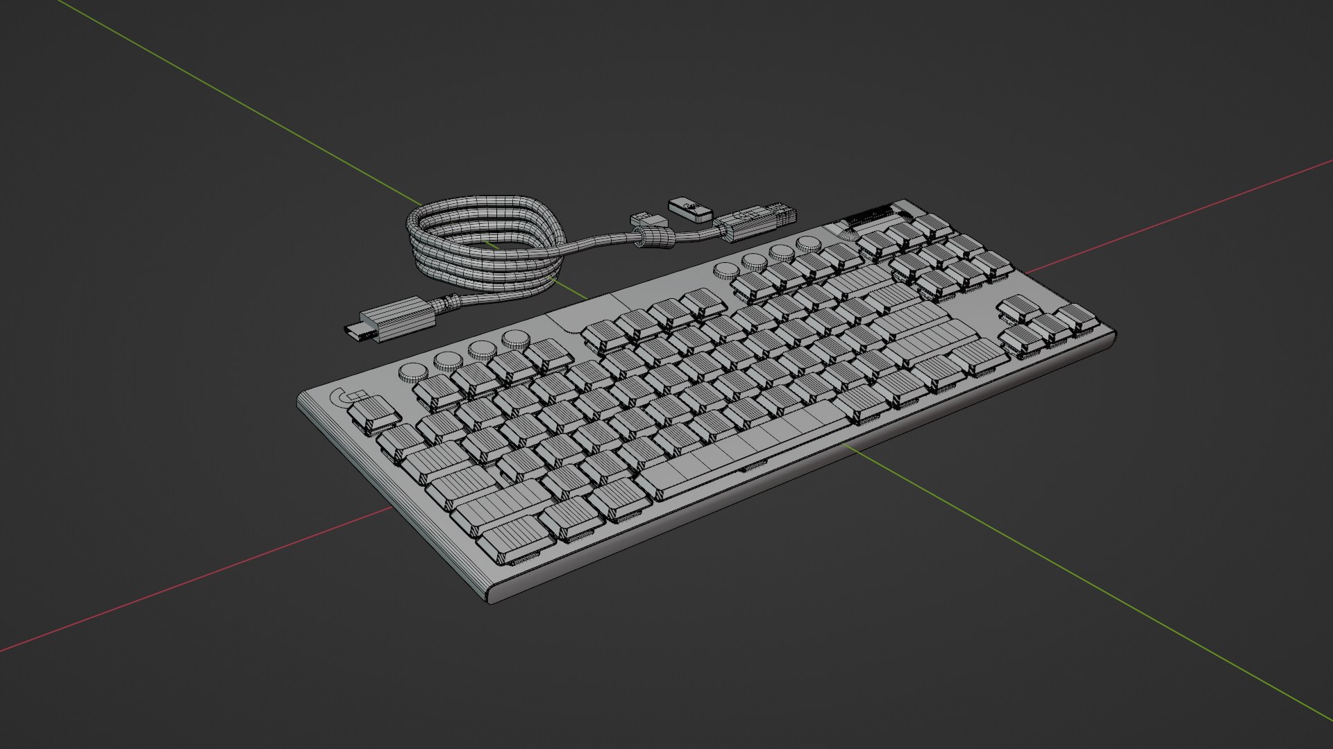 Logitech G915 TKL Wireless RGB Mechanical Gaming Keyboard 3D model ...