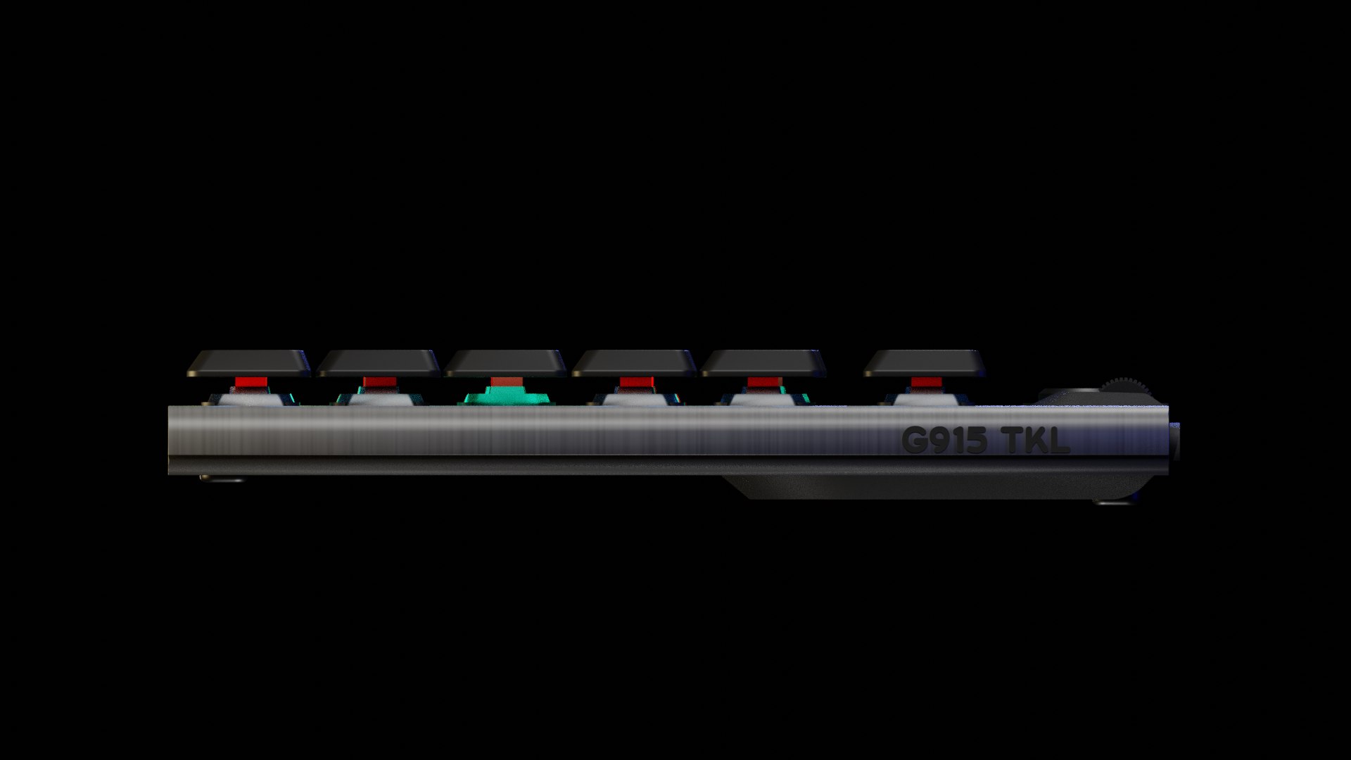 Logitech G915 TKL Wireless RGB Mechanical Gaming Keyboard 3D model ...