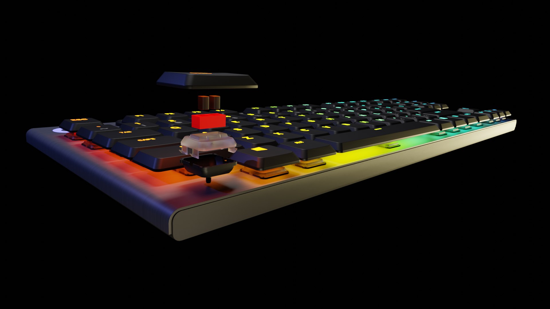 Logitech G915 TKL Wireless RGB Mechanical Gaming Keyboard 3D model ...