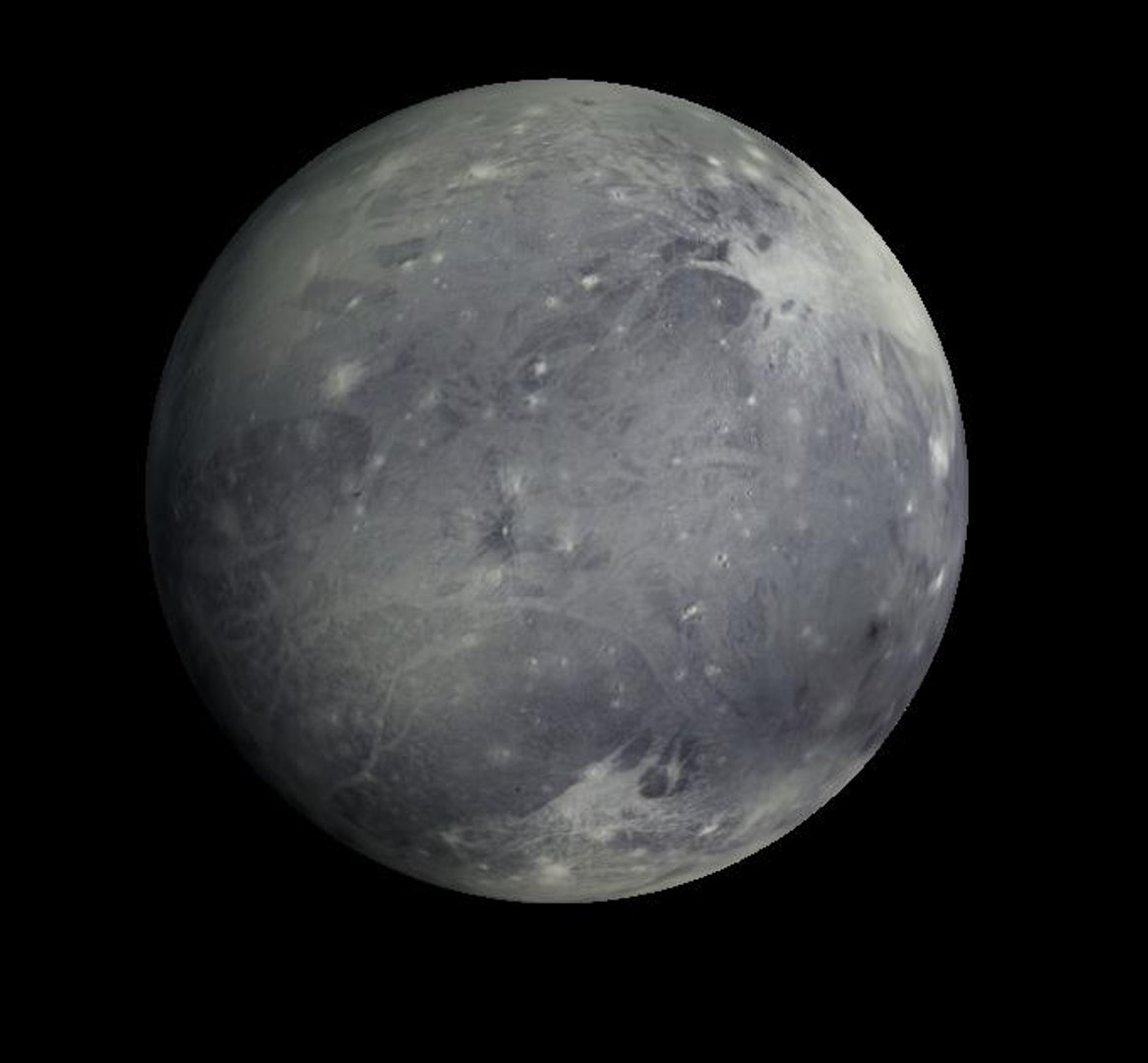 moon jupiter mars pluto 3d model