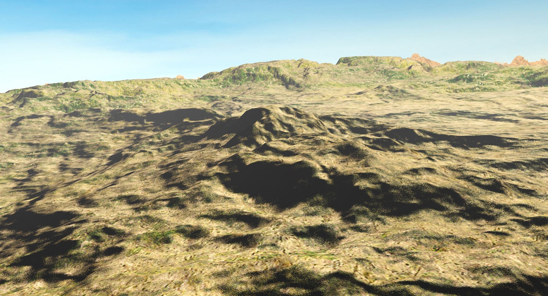 3d Model Landscape Scene Terrain Ground