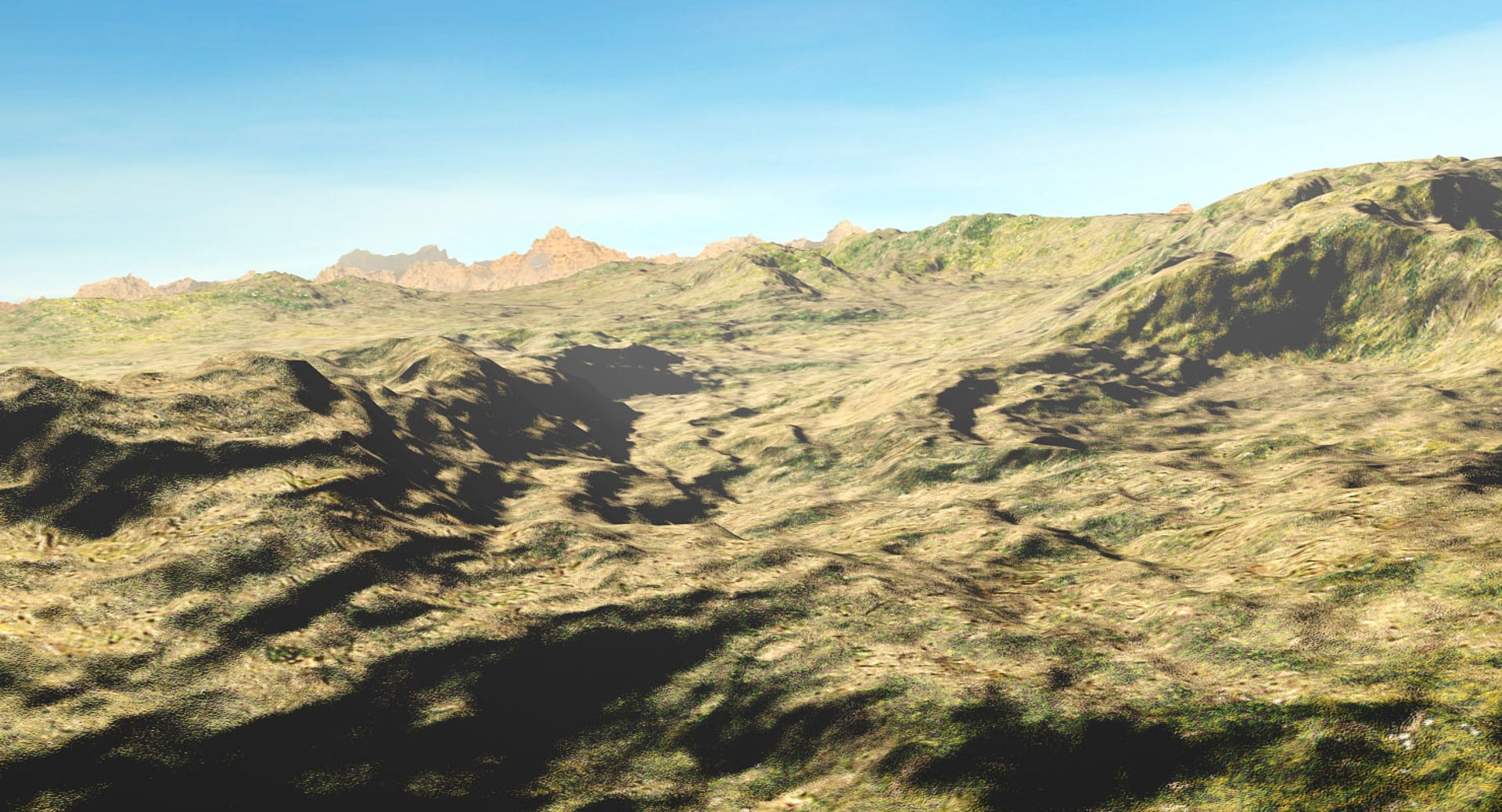 3d Model Landscape Scene Terrain Ground