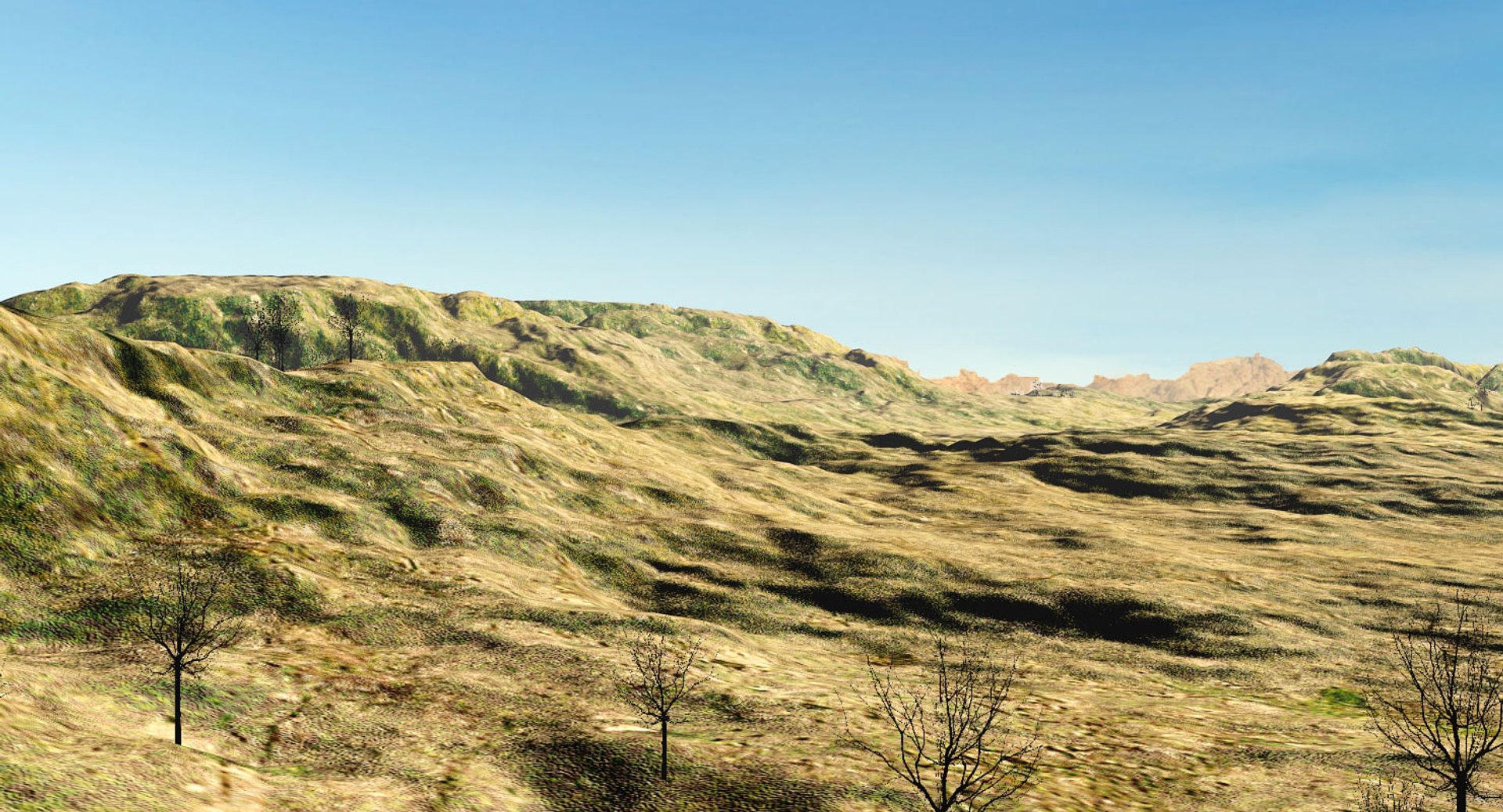 3d Model Landscape Scene Terrain Ground