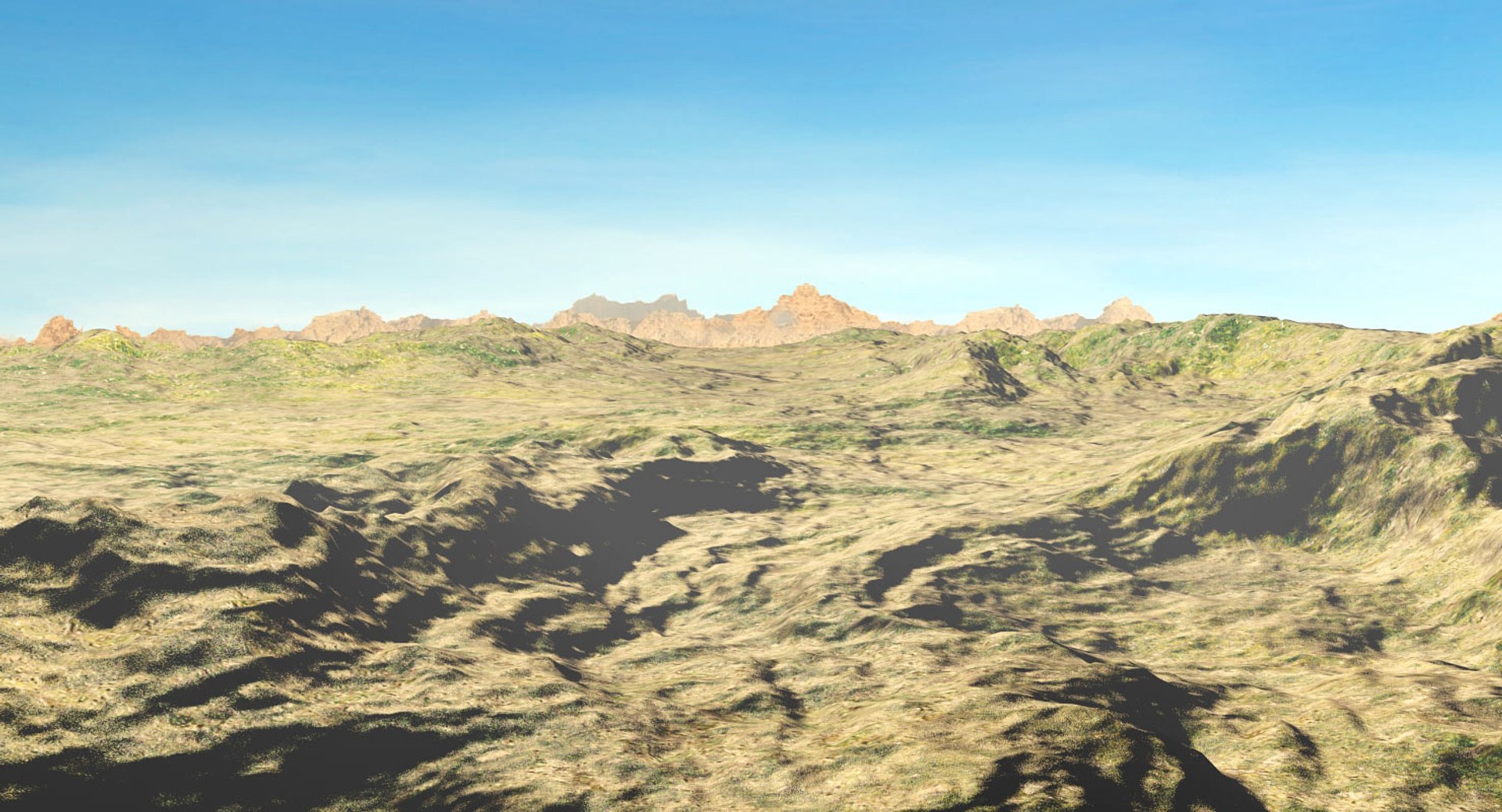 3d Model Landscape Scene Terrain Ground