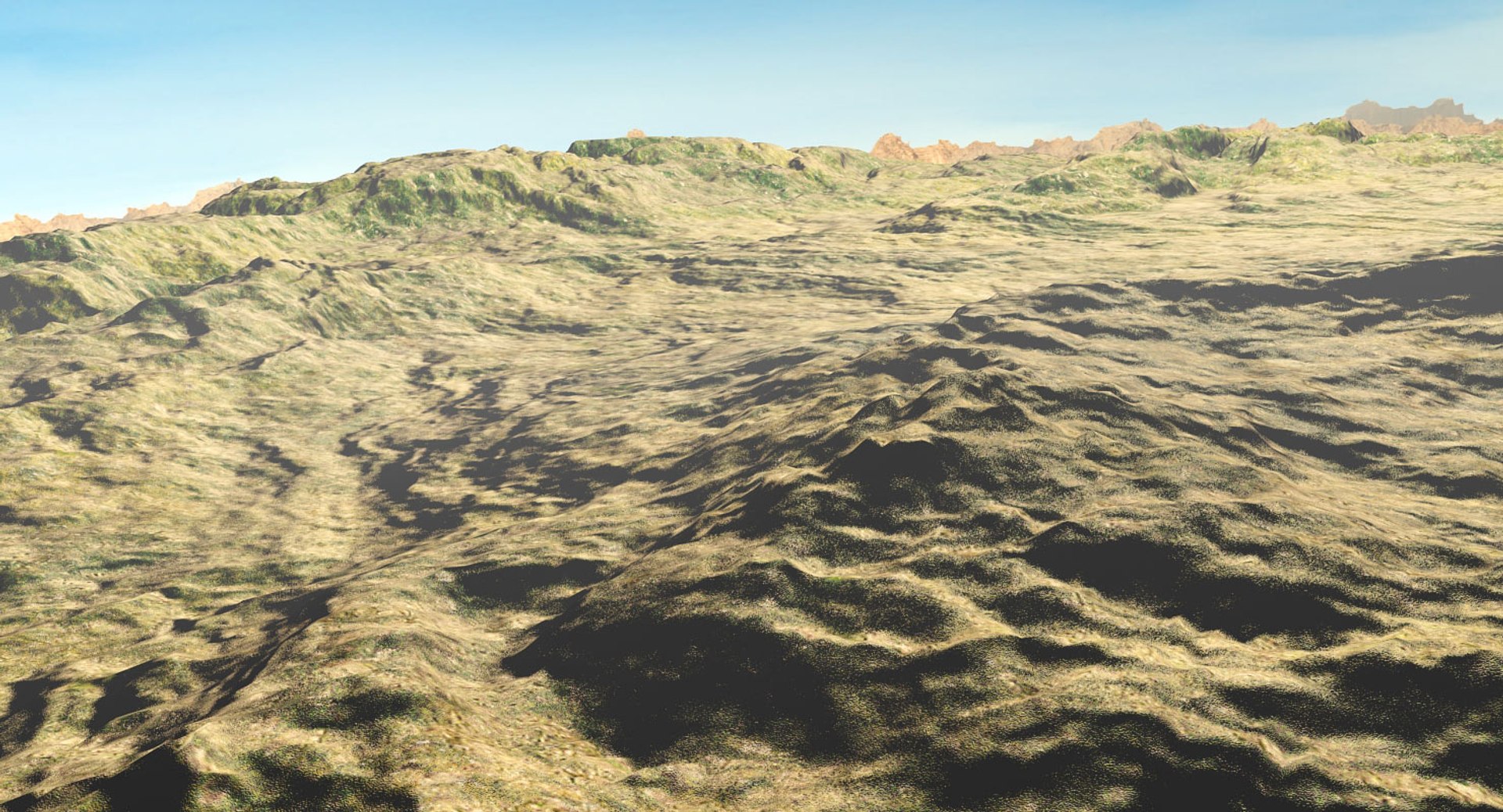 3d Model Landscape Scene Terrain Ground