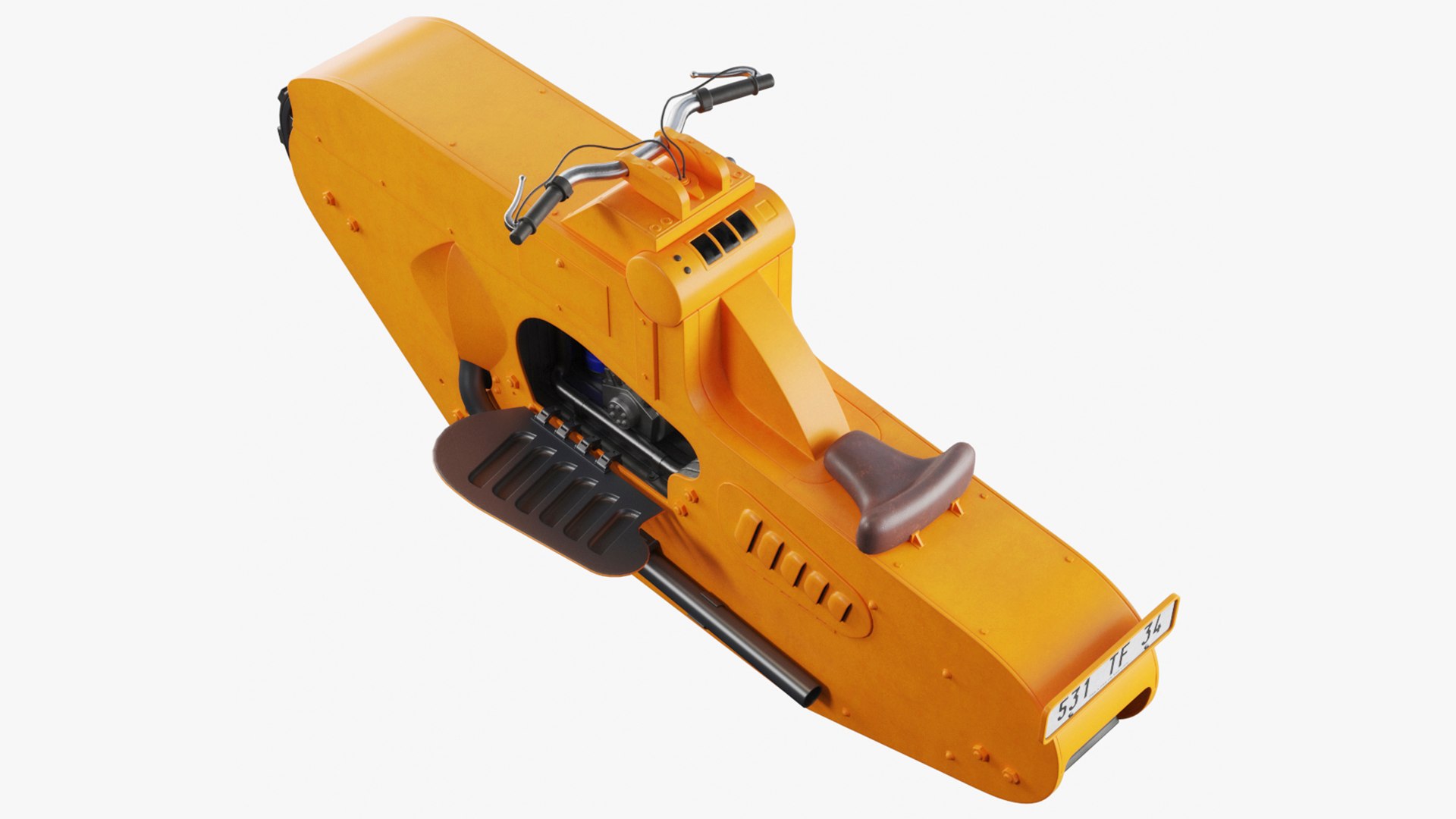 Tractor Cycle 3D Model - TurboSquid 2114743