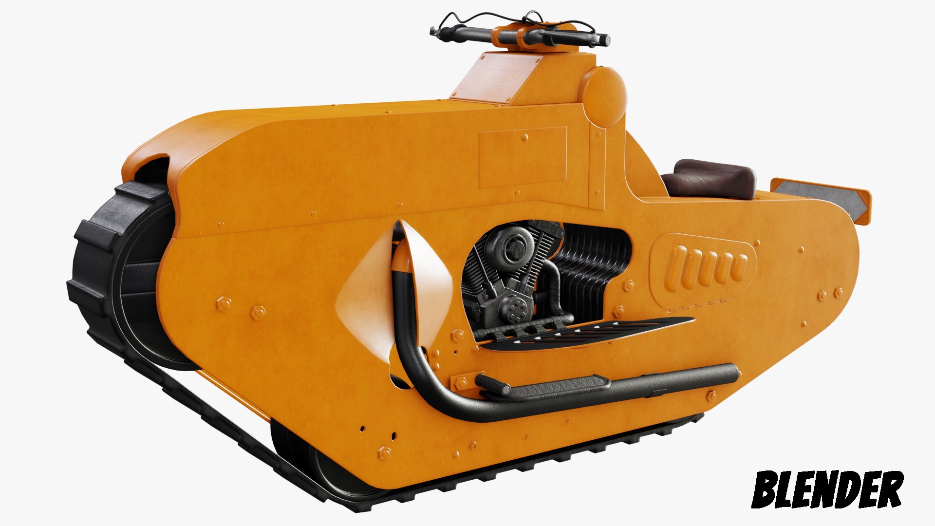 Tractor Cycle 3D Model - TurboSquid 2114743