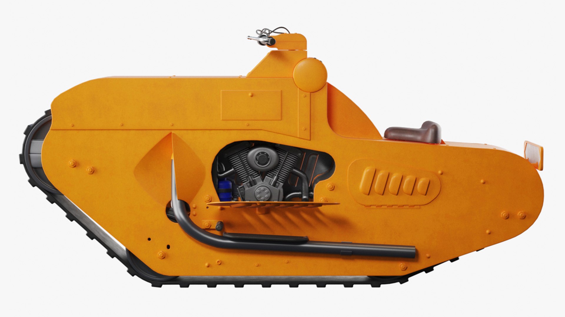 Tractor Cycle 3D Model - TurboSquid 2114743