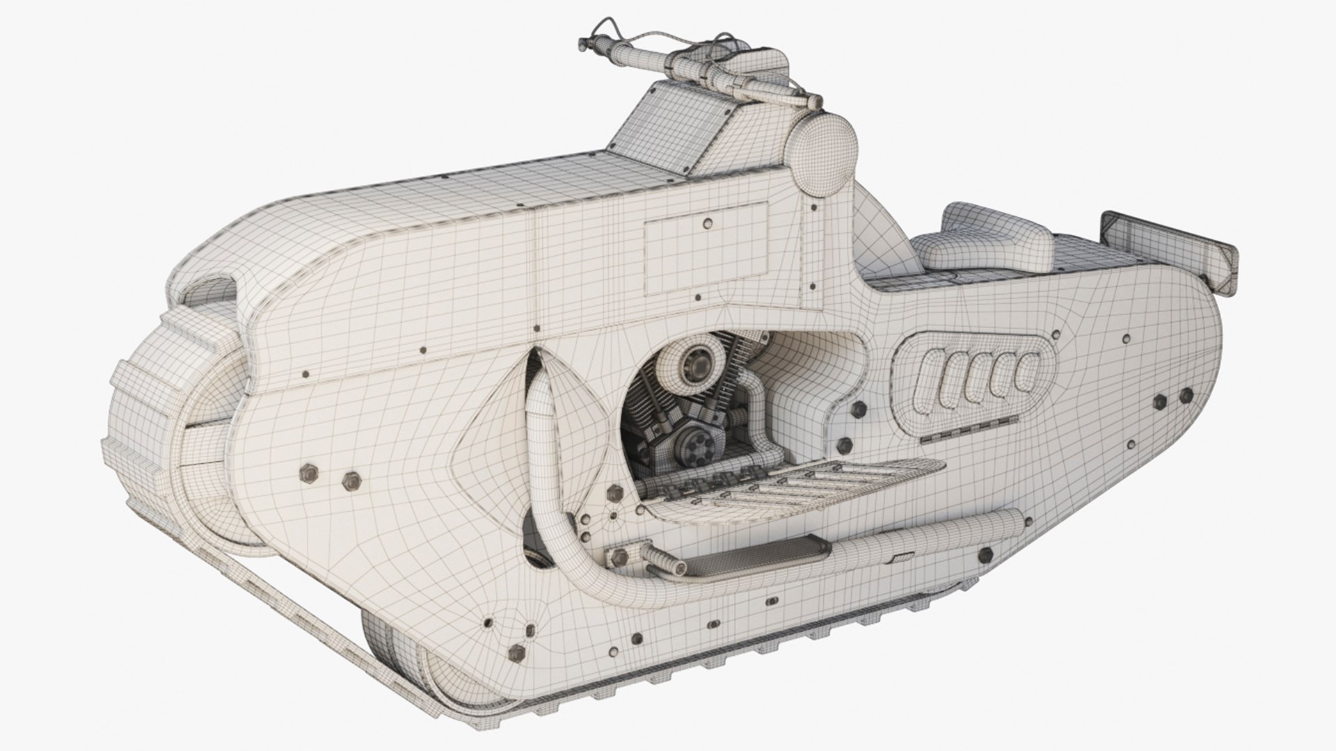 Tractor Cycle 3D Model - TurboSquid 2114743