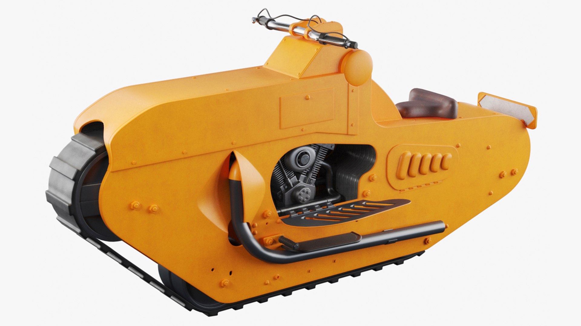 Tractor Cycle 3D Model - TurboSquid 2114743