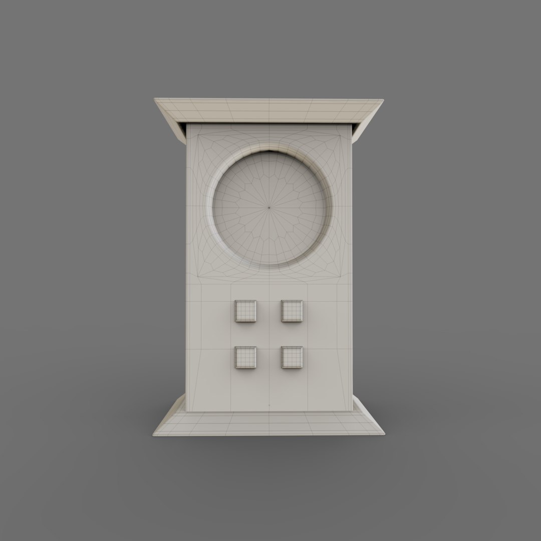 Clock Arts And Crafts DIY 3D Model - TurboSquid 2113476