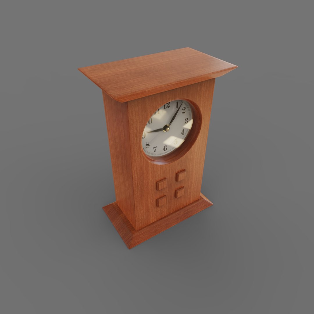 Clock Arts And Crafts DIY 3D Model - TurboSquid 2113476