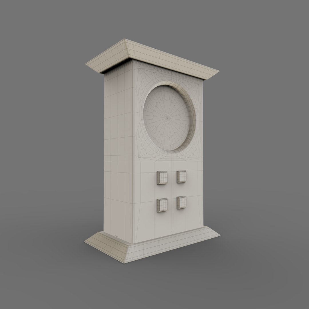 Clock Arts And Crafts DIY 3D Model - TurboSquid 2113476