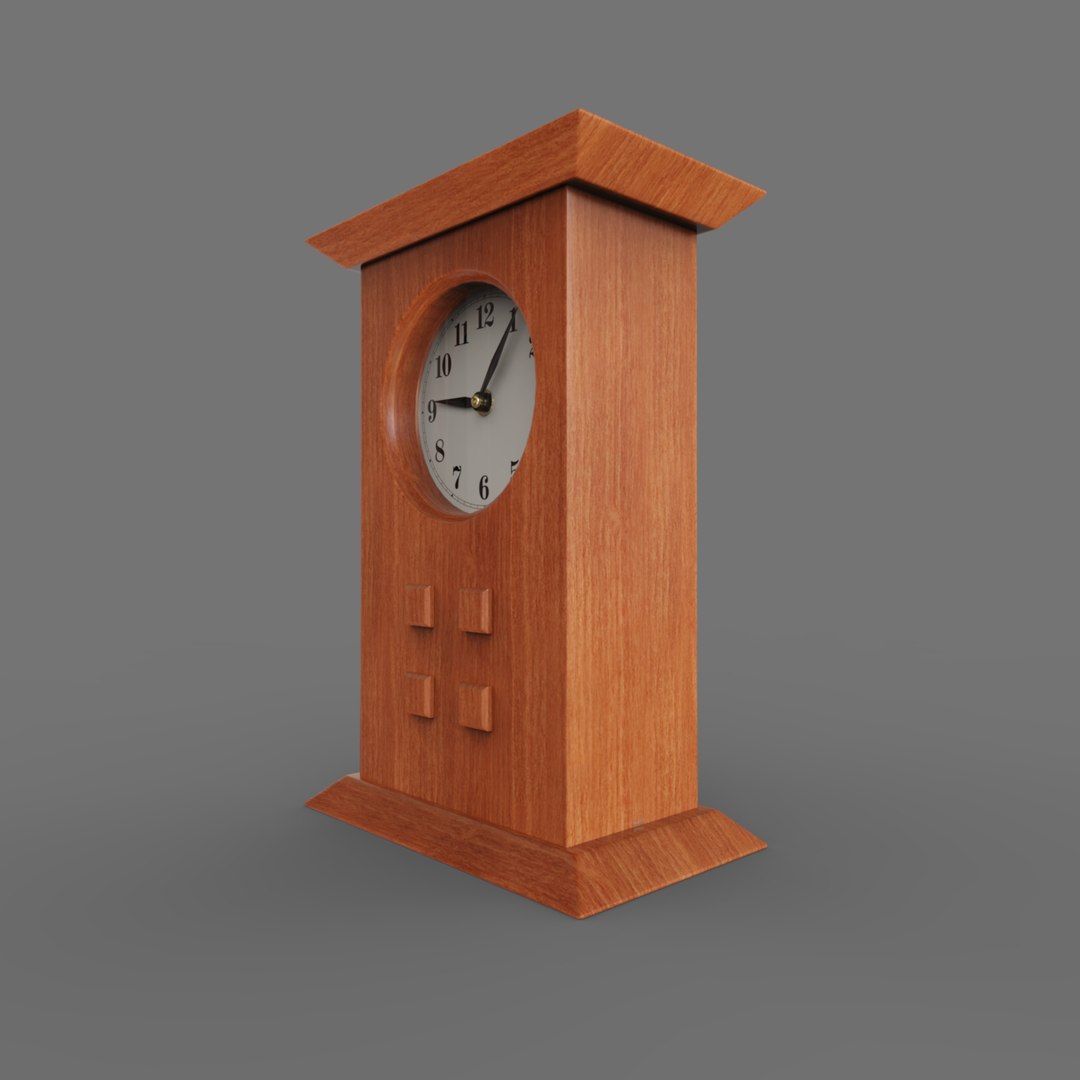 Clock Arts And Crafts DIY 3D Model - TurboSquid 2113476