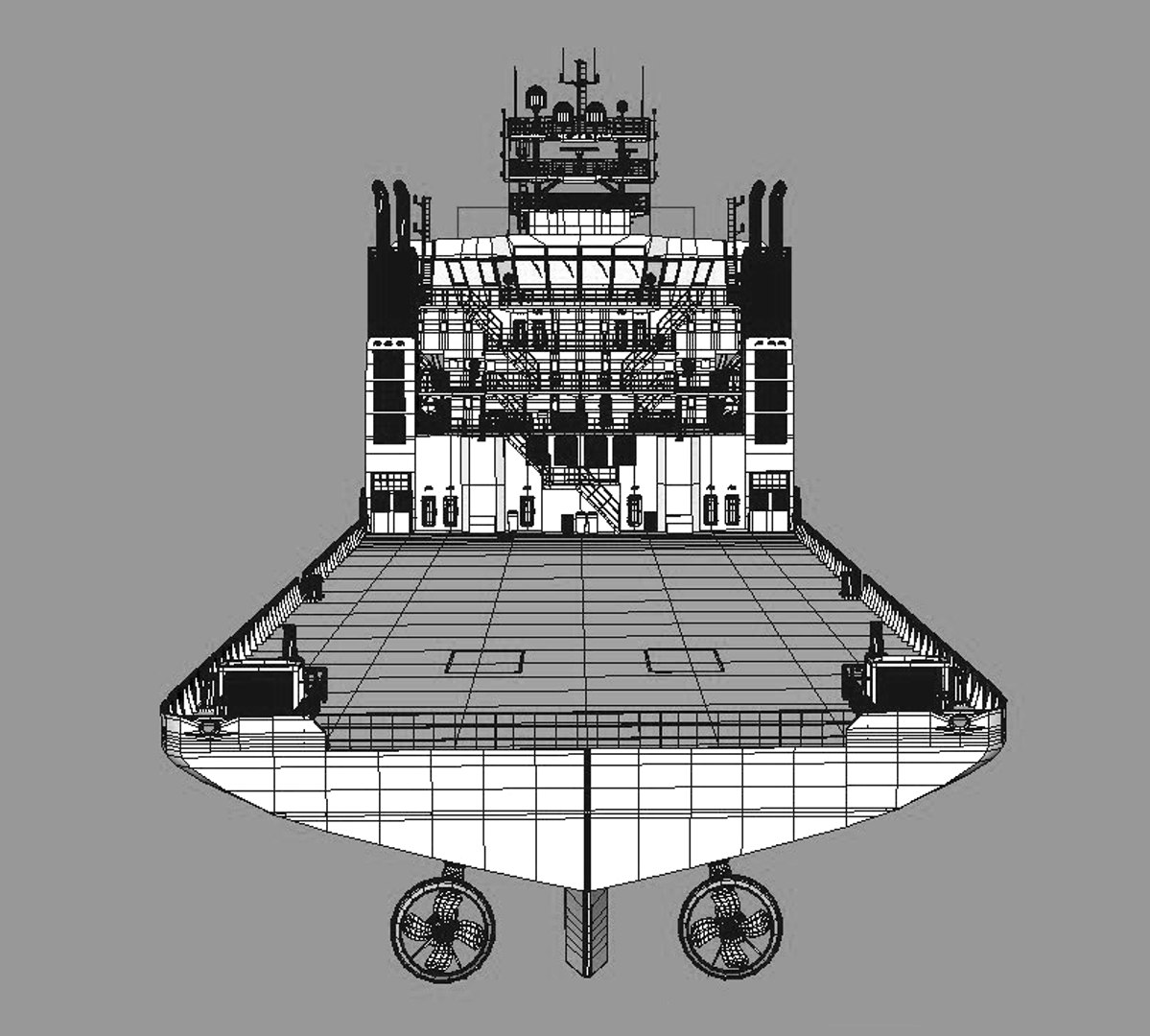 Platform Supply Vessel Model - TurboSquid 1663341