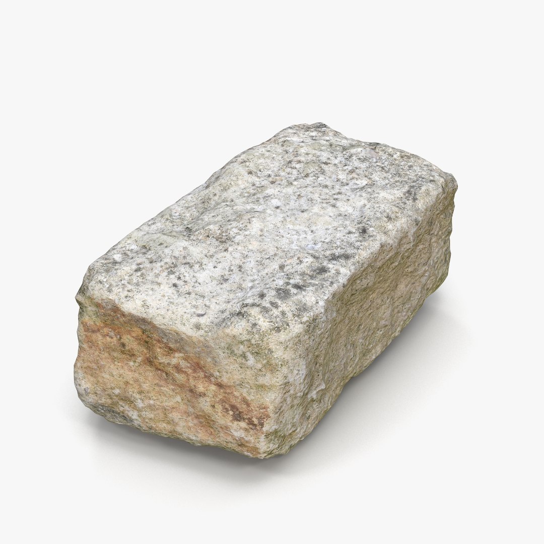 3d Stone Block