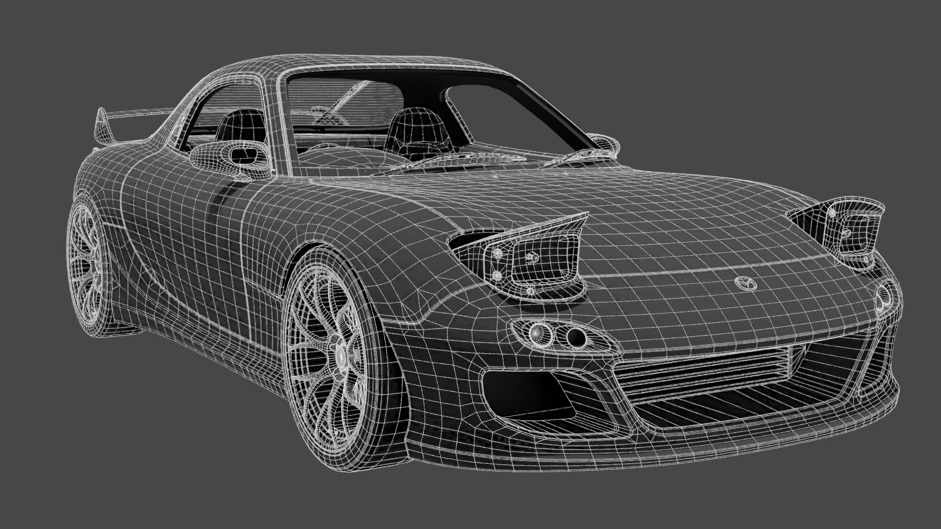 Mazda Rx Rx-7 3D Model - TurboSquid 1643513