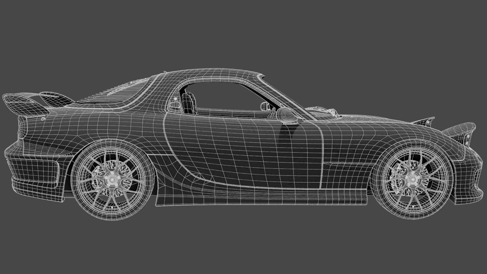 Mazda Rx Rx-7 3D Model - TurboSquid 1643513