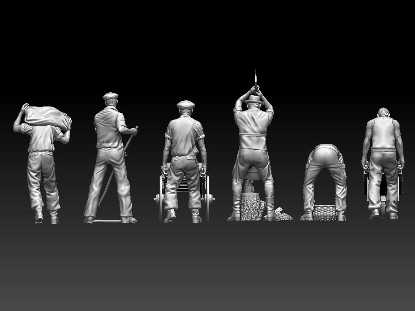 Printer Worker 3D Model - TurboSquid 1605887