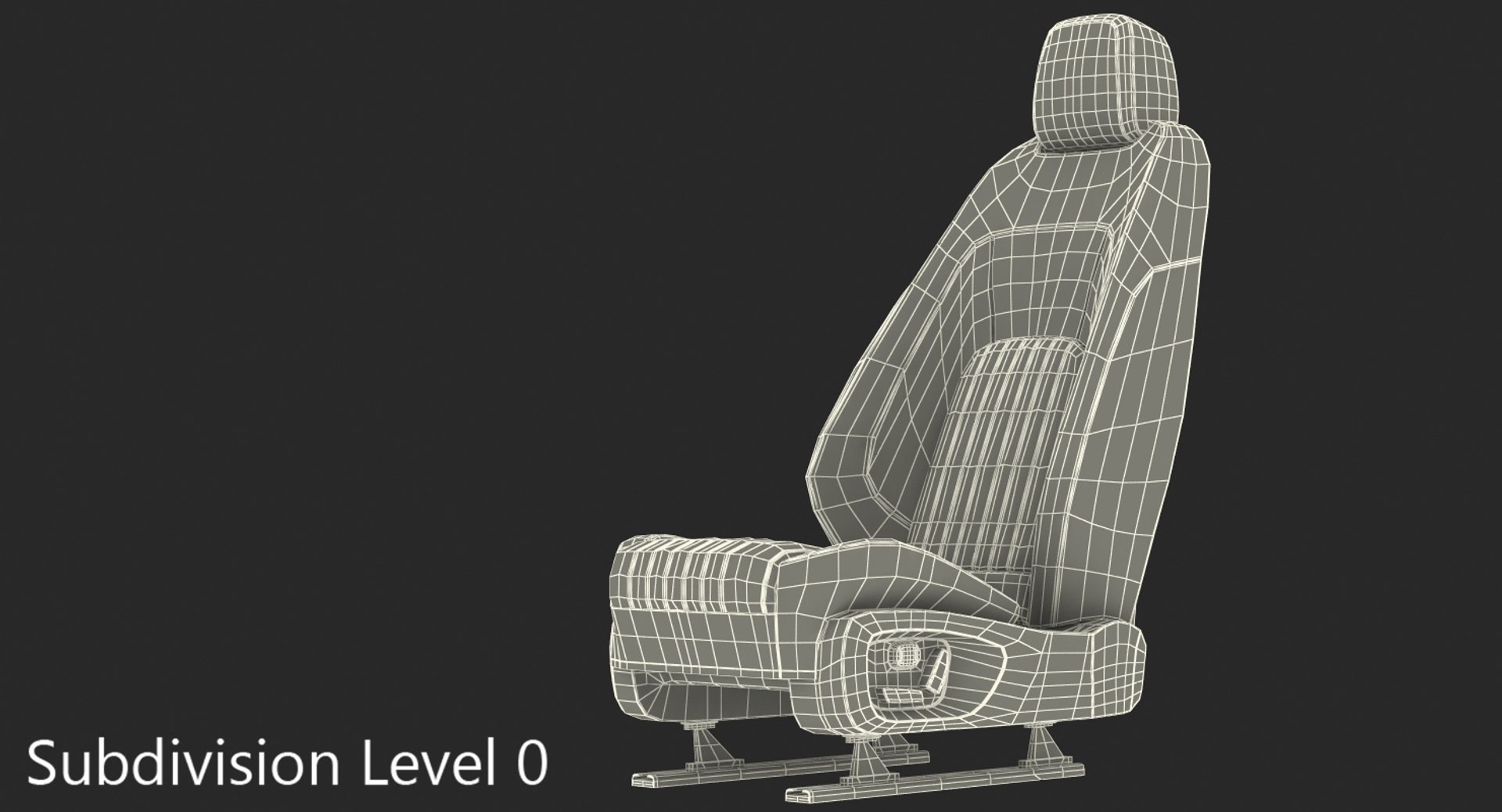 3D Sedan Seat Model - TurboSquid 1191755