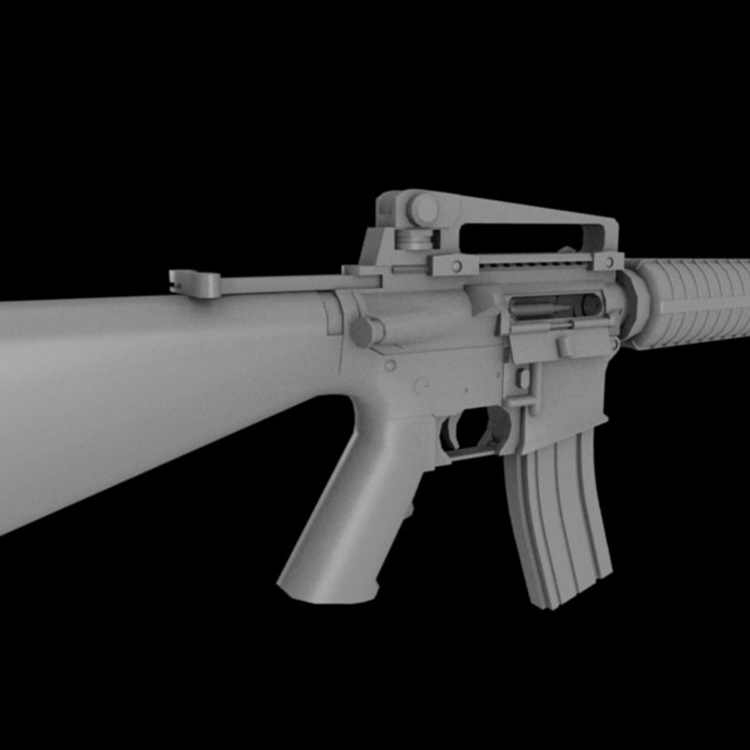 M16a3 Rifles Assault M16 3d Lwo
