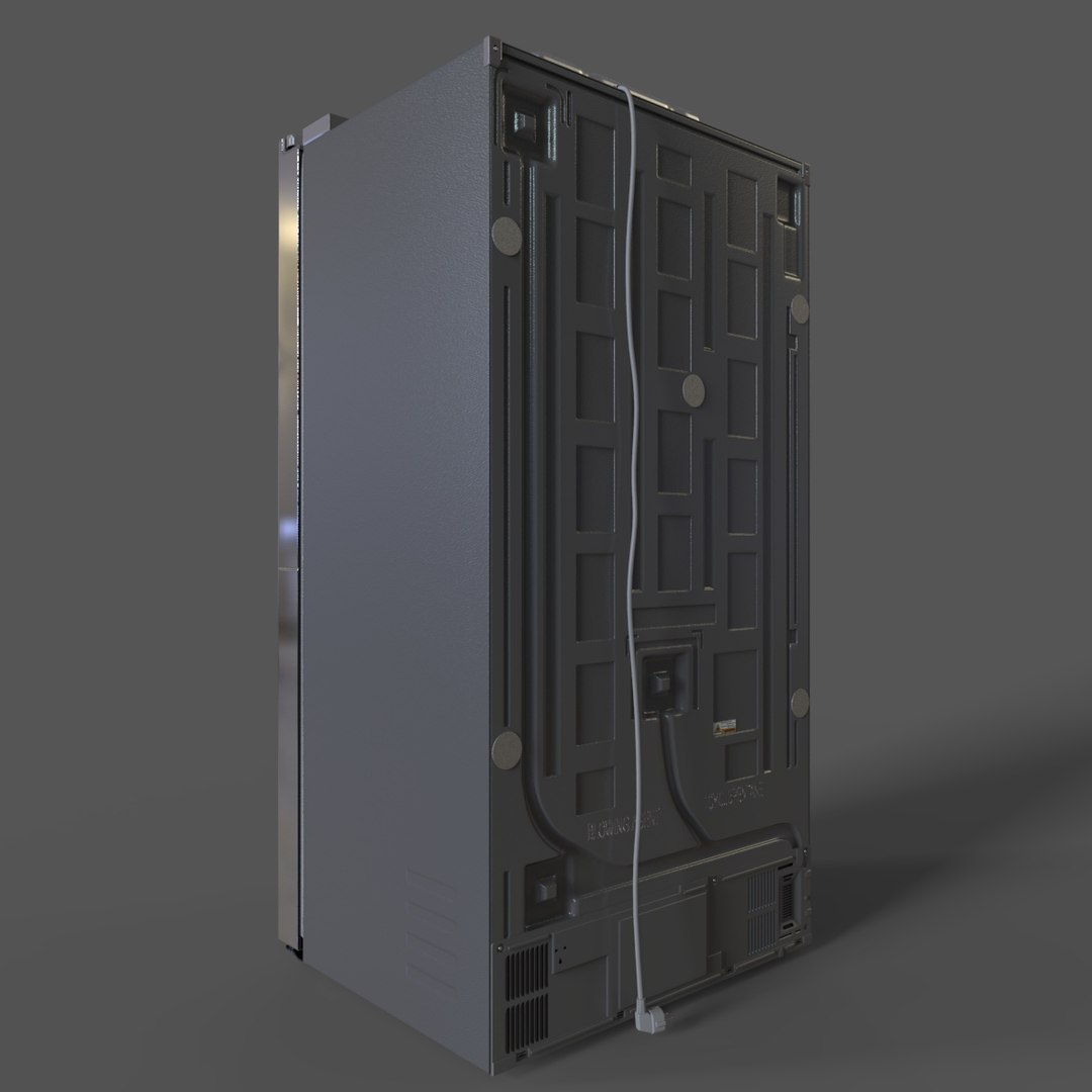 3D Refrigerator LG GC B247SMDC Platinum Silver 3 Model - TurboSquid 1733578