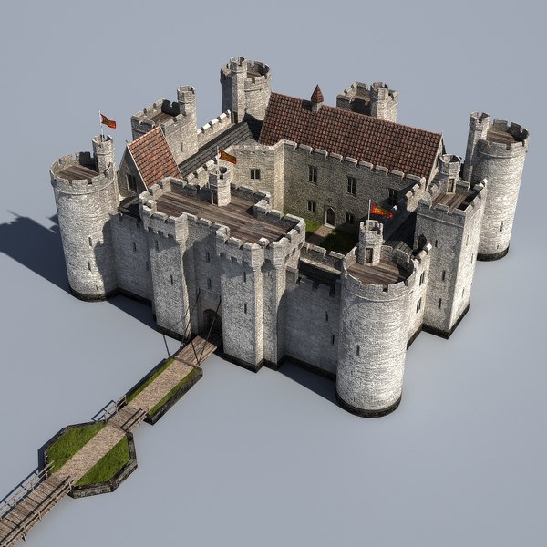 3ds max castle fortress