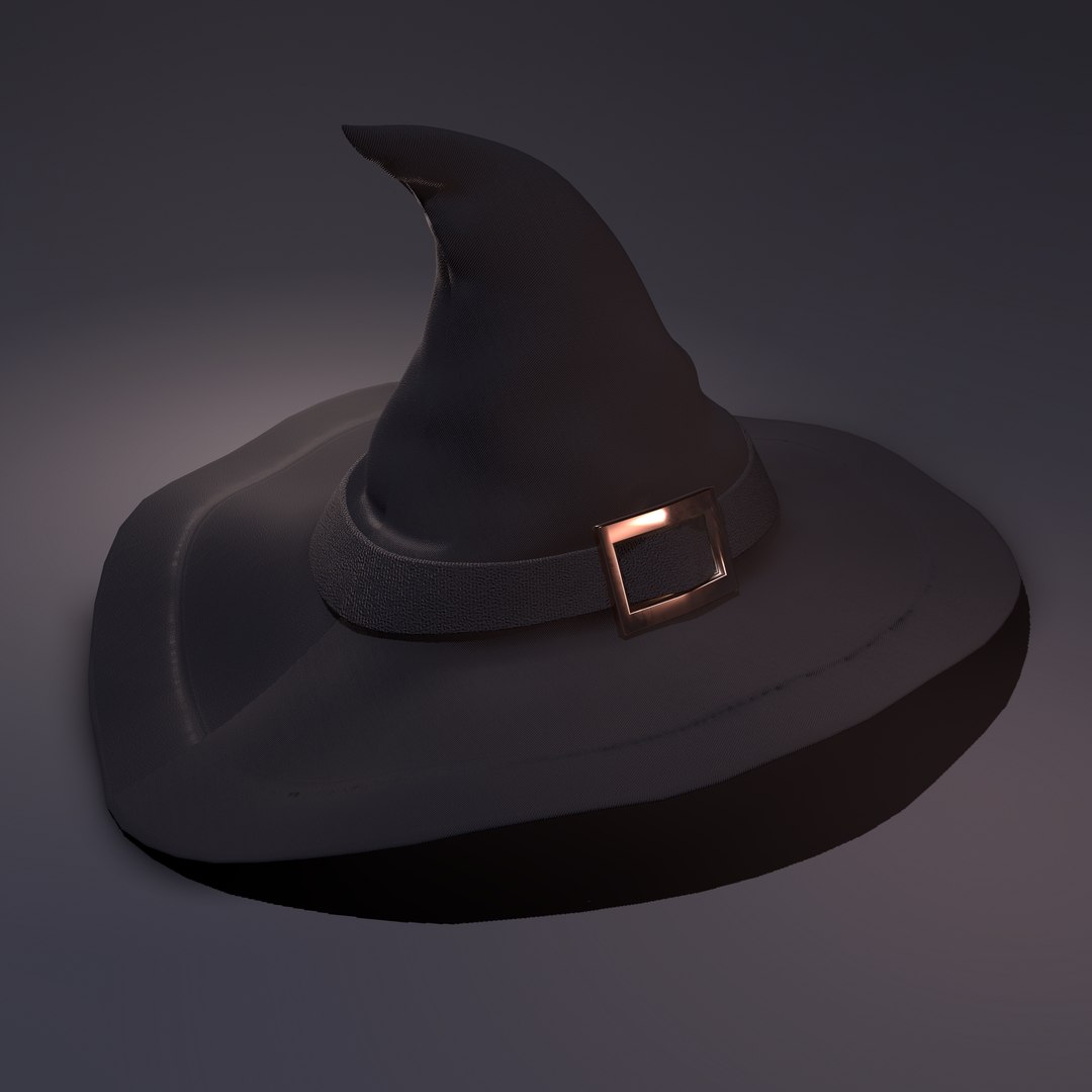 Witch Hat 3D Model - TurboSquid 1680325