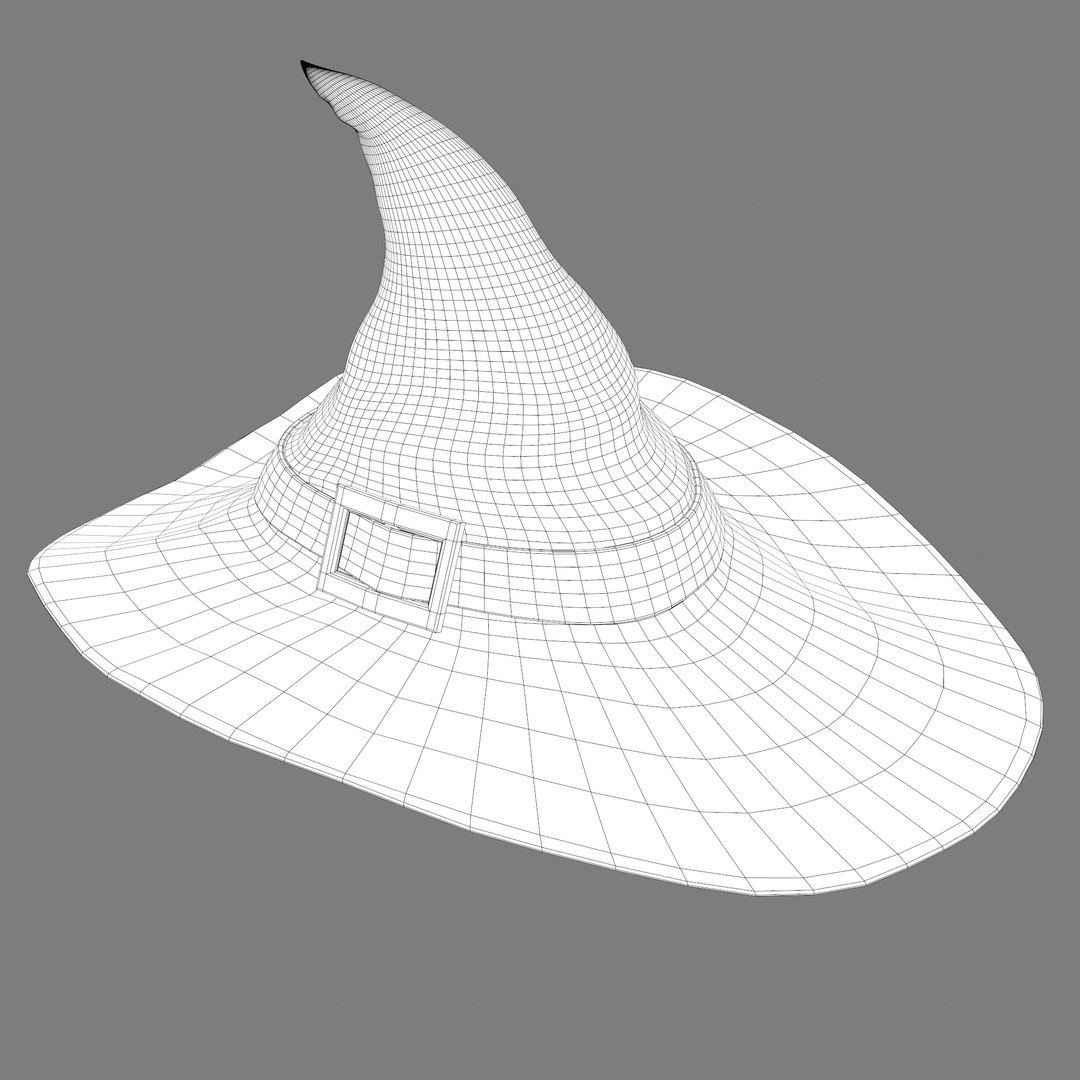 Witch hat 3D model - TurboSquid 1680325
